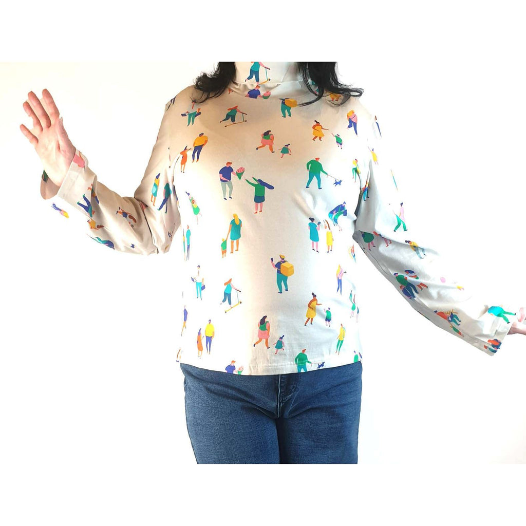 Rummage Style white print skivvy size 20 – Dear Little Panko