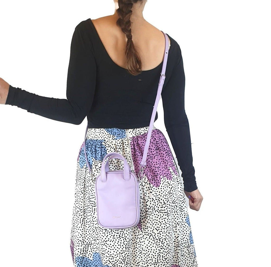 Matt & Nat purple vegan leather mini bag – Dear Little Panko
